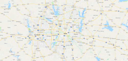 DFW metroplex map – OrderMyRoof.com